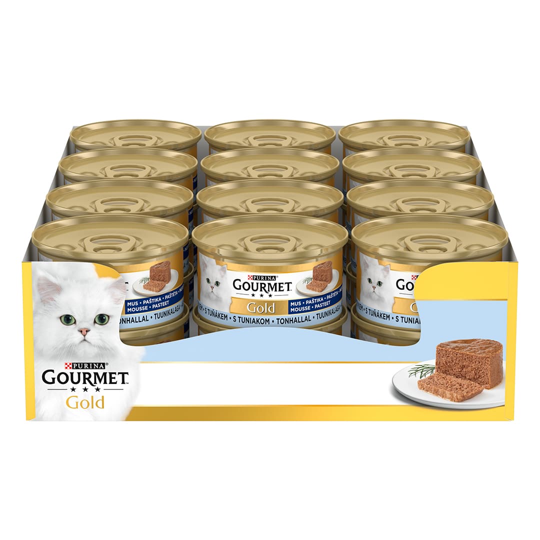 GOURMET GOLD Paštéta pre mačky s tuniakom | Purina